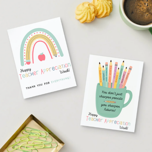 Teacher Appreciation Day Cards - Your Modern Family Shop