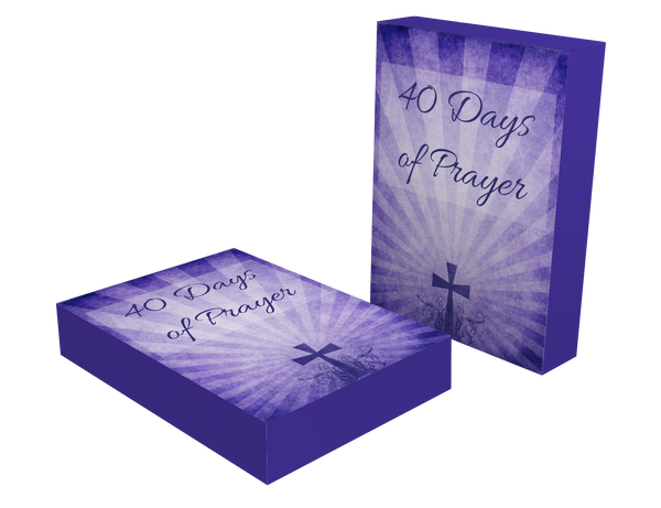 40 Days of Prayer: Printable Cards - Your Modern Family Shop